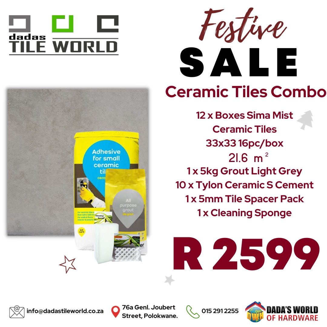 Dadas Tile World – We Deliver in Limpopo